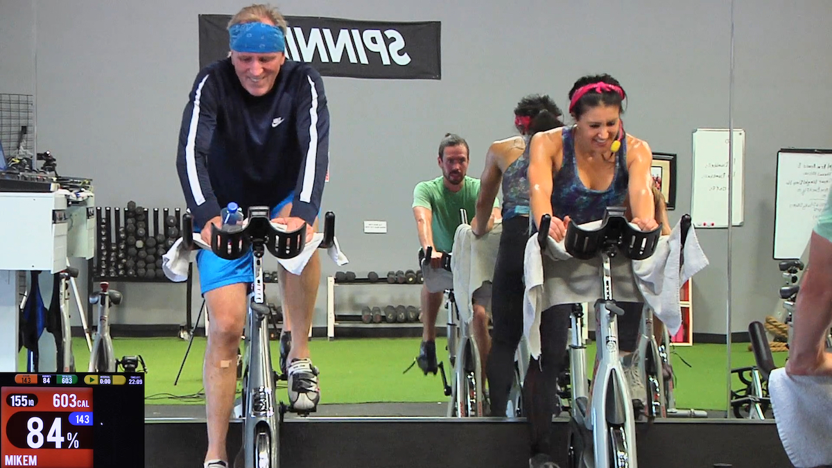 Mike & Mir's Amazing Spin and Stretch Class!