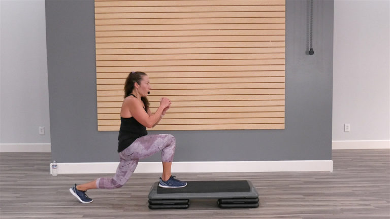 Step Class with Body-Sculpting Strength Exercises Online