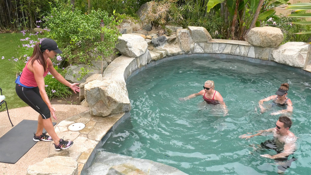 Online Water Aerobics Workout - Hit the Pool (or Deck)!