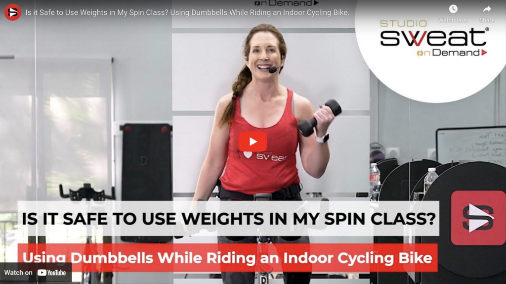 Is it Safe to Use Weights in My Spin Class?